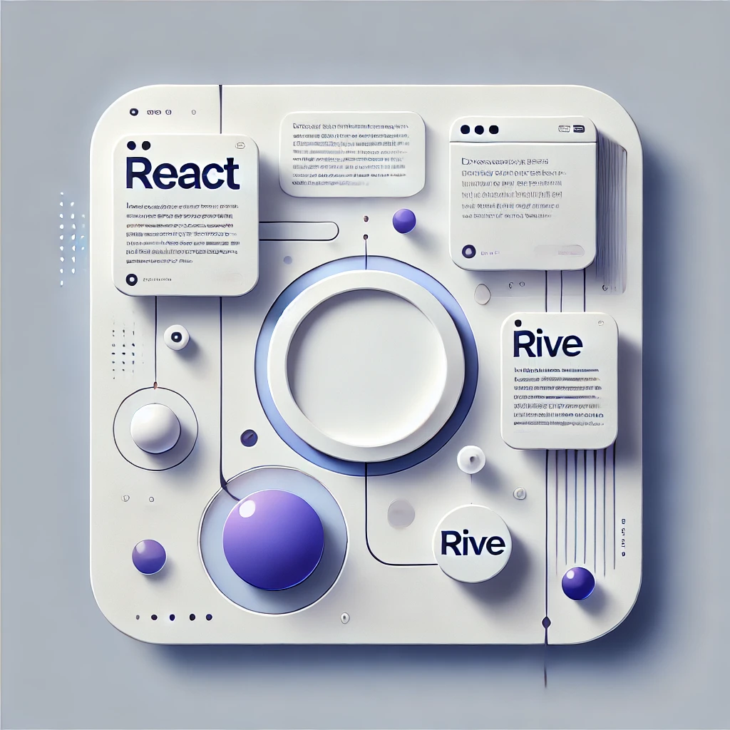 Animated UI Components - React + Rive Animations
